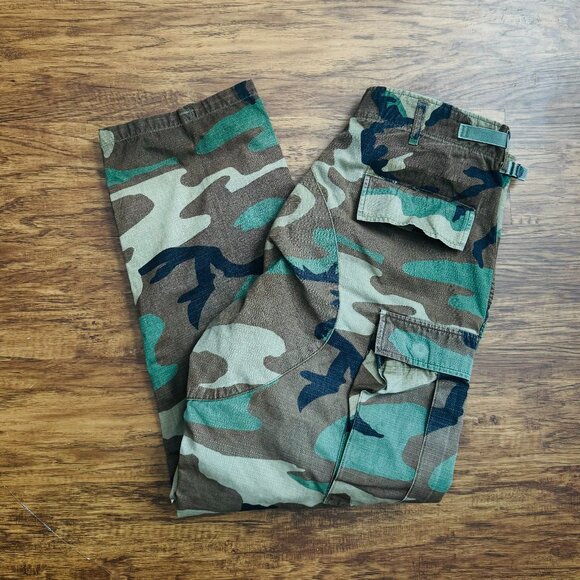 U.S. Army | Pants | Vintage Us Army Woodland Bdu Camo Cargo Combat Military Fatigue Pants Medium ...